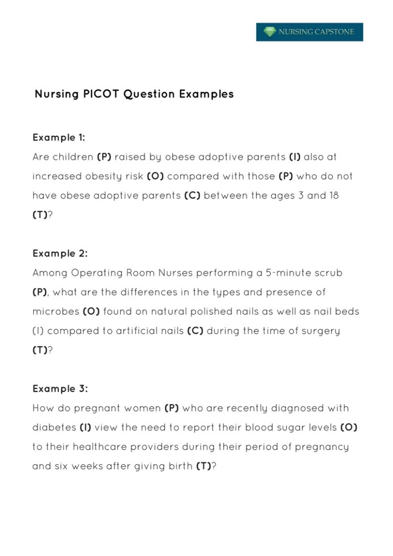 Get Pro Help in Writing a PICO Question Provided Right Away