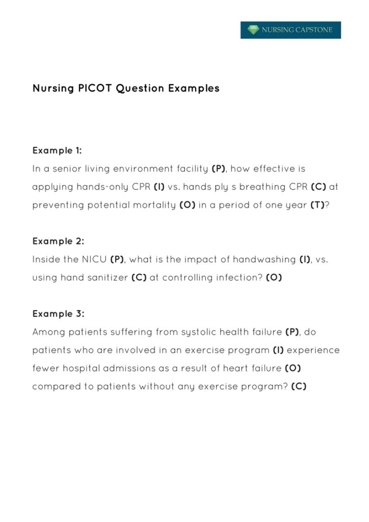 Get Pro Help in Writing a PICO Question Provided Right Away